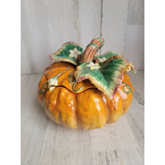 Fitz Floyd | Dining | Vintage Fitz Floyd Garden Gourmet Pumpkin Fall ...
